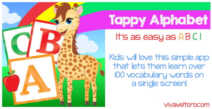 Tappy Alphabet - Alphabet App Review - Viva Veltoro