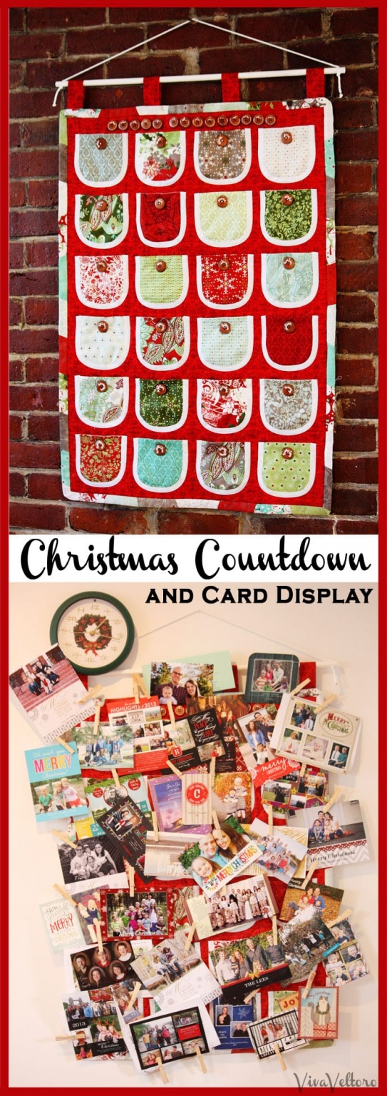 DIY Christmas Countdown and Card Display!