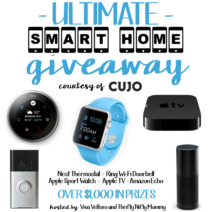 Ultimate Smart Home Giveaway courtesy of CUJO! Over $1,000 in prizes ...