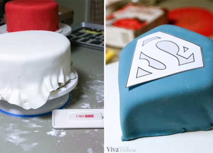 Superhero Birthday Cake Tutorial with Cake Boss! - Viva Veltoro
