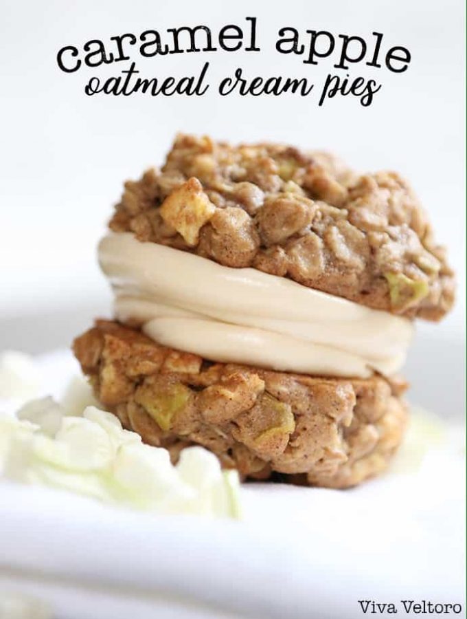 Caramel Apple Oatmeal Cream Pies Recipe! - Viva Veltoro