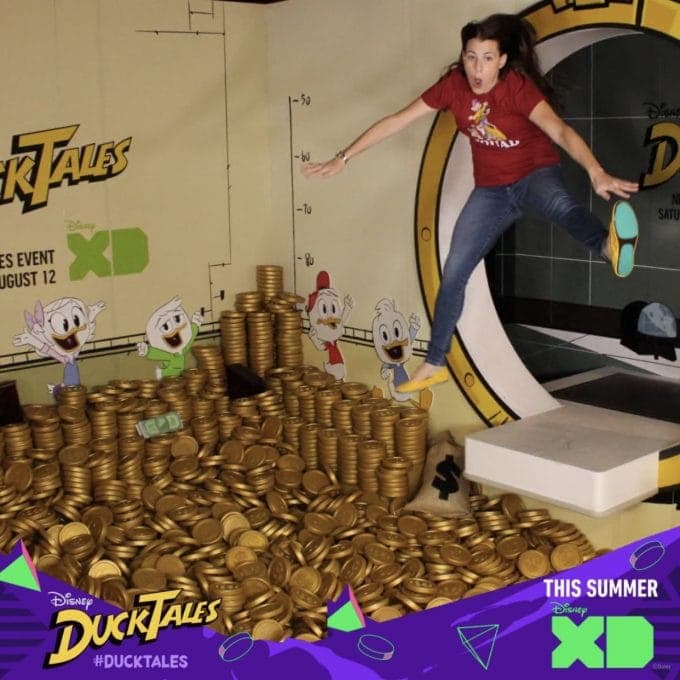 A Jump Into Scrooge McDuck's Money Bin Celebrating DuckTales on Disney ...