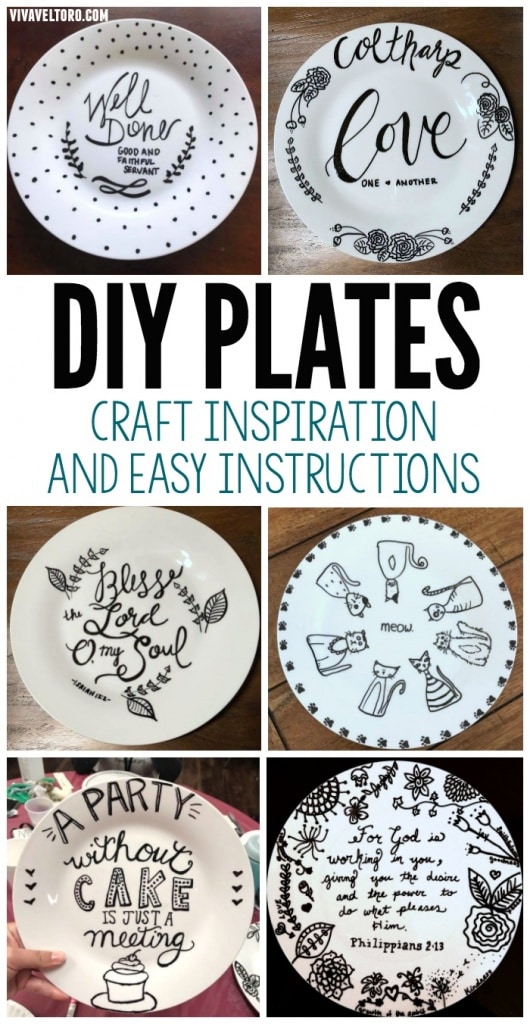 DIY Sharpie Plates - Inspiration and Instructions - Viva Veltoro