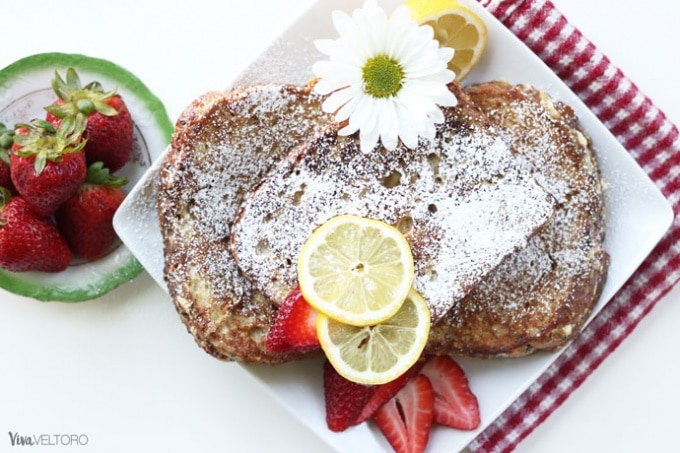 Lemon Ricotta Stuffed French Toast Recipe! - Viva Veltoro