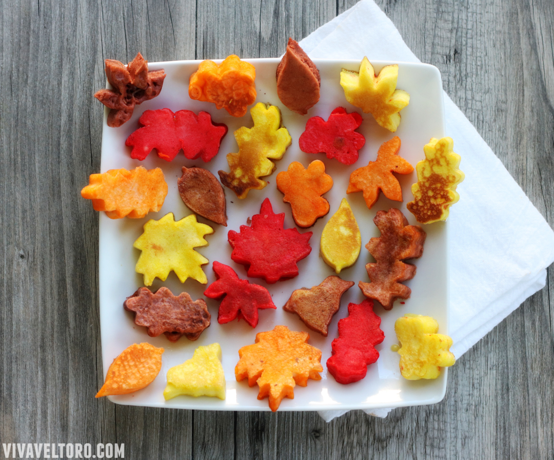 Hello, Fall! How to Make Colored Pancakes In Festive Shapes! - Viva Veltoro