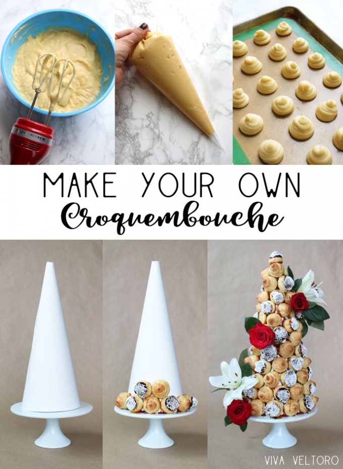 Make Your Own Croquembouche Cream Puff Tower!