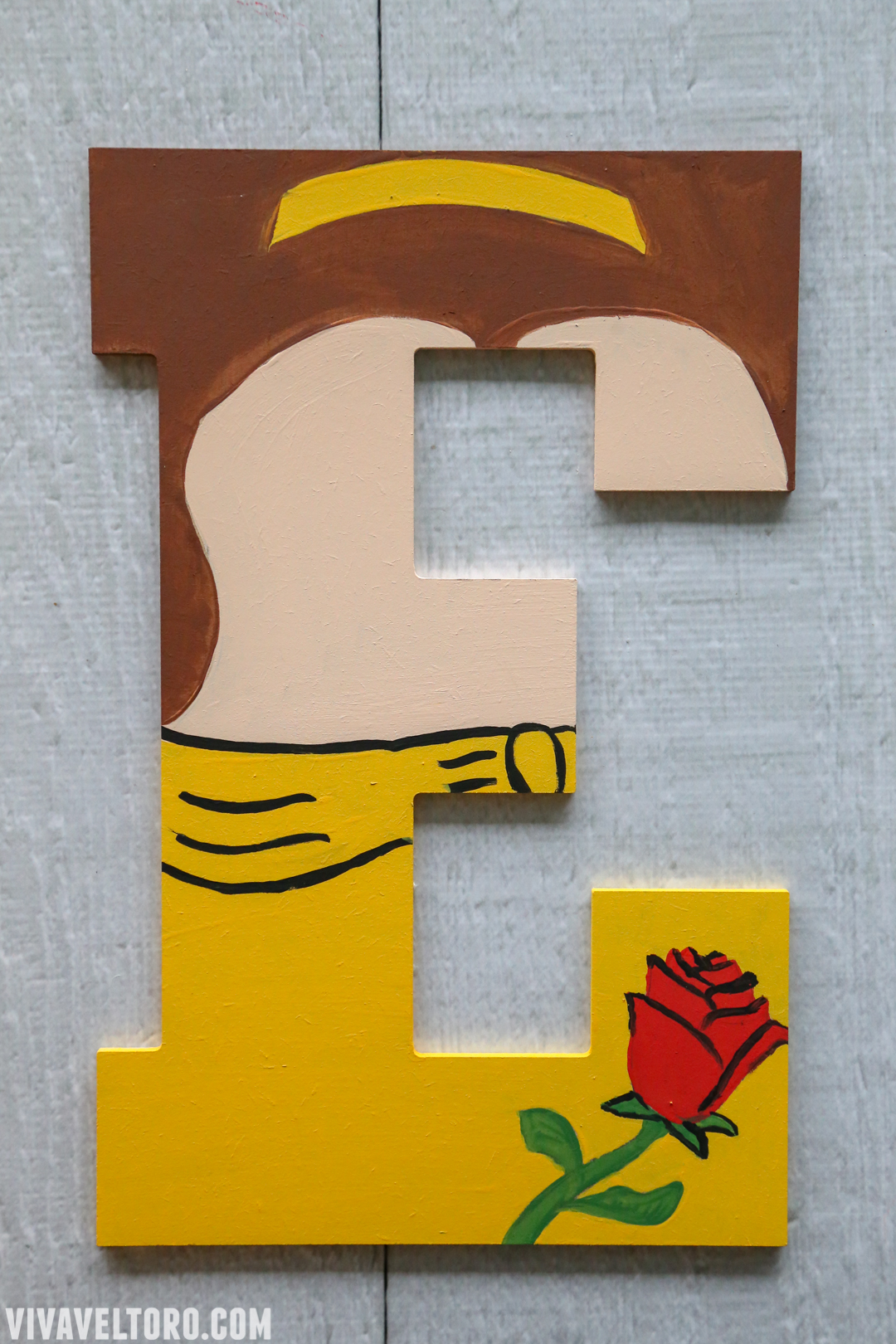 Make Your Own Disney Princess Wall Decor | Disney Princess Wall Letters ...