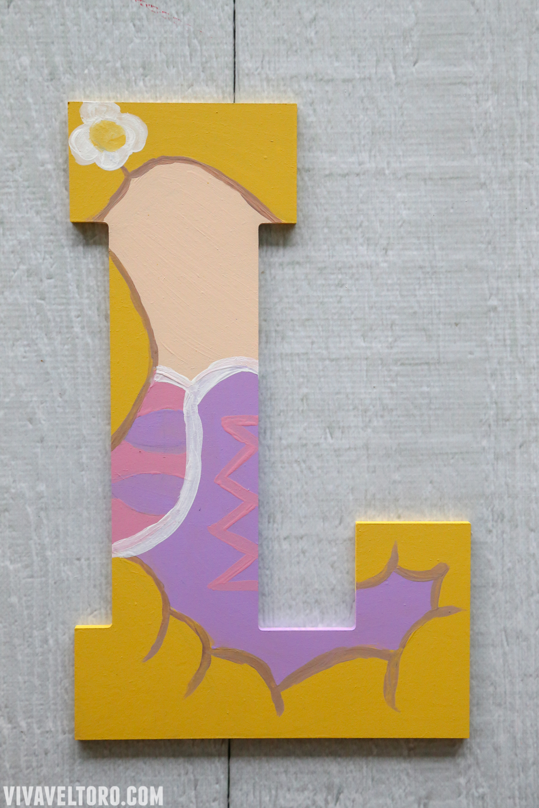 Make Your Own Disney Princess Wall Decor | Disney Princess Wall Letters ...