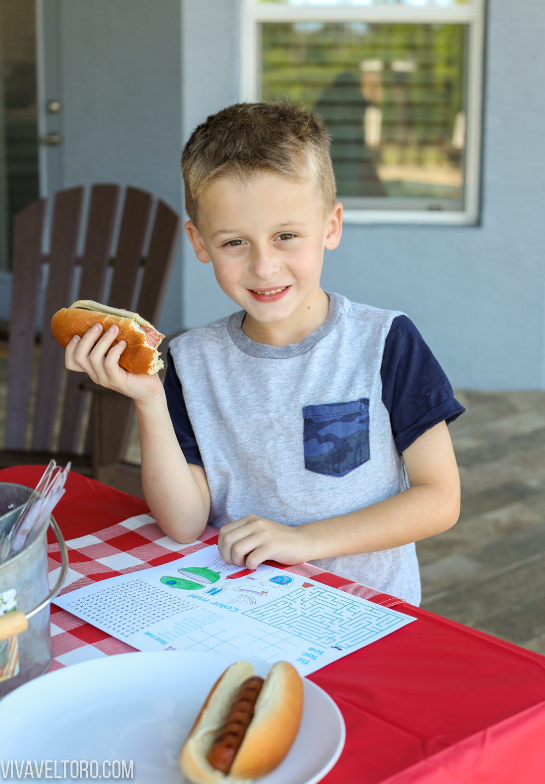 Free Printable BBQ Activity Sheet - Viva Veltoro