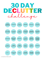 30 Day Decluttering Challenge with Free Printable - Viva Veltoro