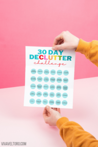 30 Day Decluttering Challenge with Free Printable - Viva Veltoro