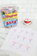 Ring Pop Valentine - Free Printable! - Viva Veltoro